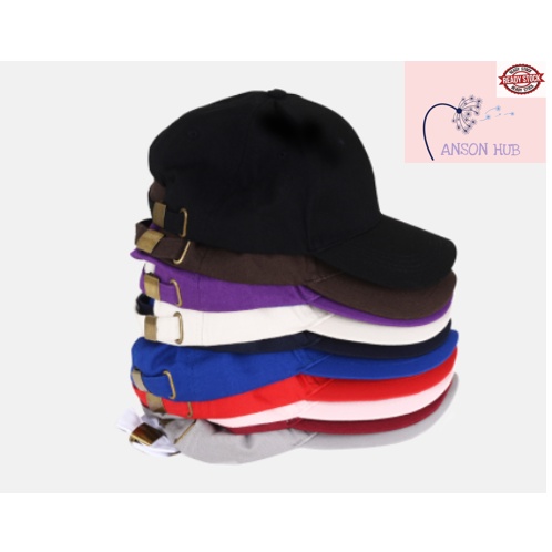 READY STOCK MALAYSIA Baseball Cap Korean Plain Wild Sports Hat Hat ...