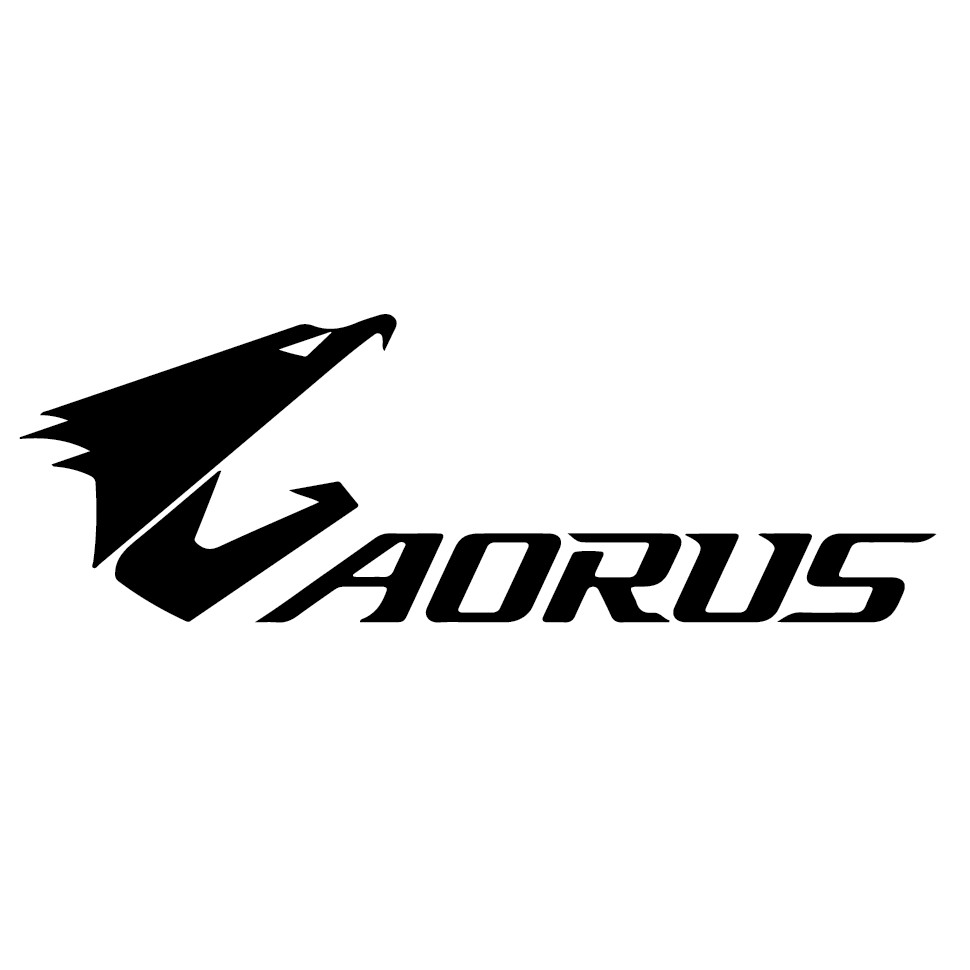 AORUS LOGO STICKERS,STICKER LAPTOP,STICKER CPU,STICKER MOTHERBOARD ...