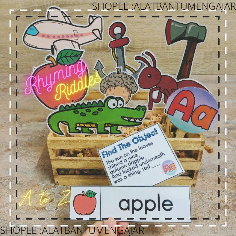 Rhyming Riddles Alphabet Activities | Shopee Malaysia