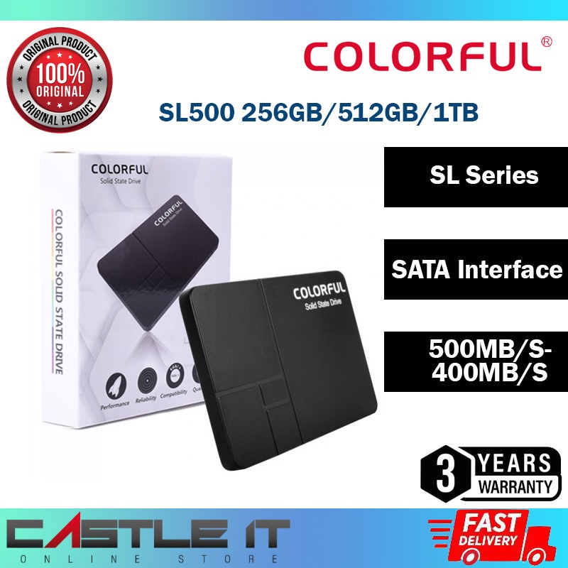 Colorful SATA SL500 256GB 512GB 1TB Internal SSD Solid State Drive ...