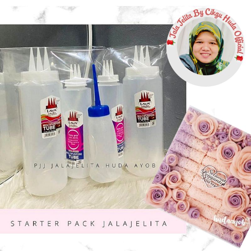 [ 5 Jala Jelita ] Botol Roti Jala/SET STARTER PACK JALAJELITA/Botol ...