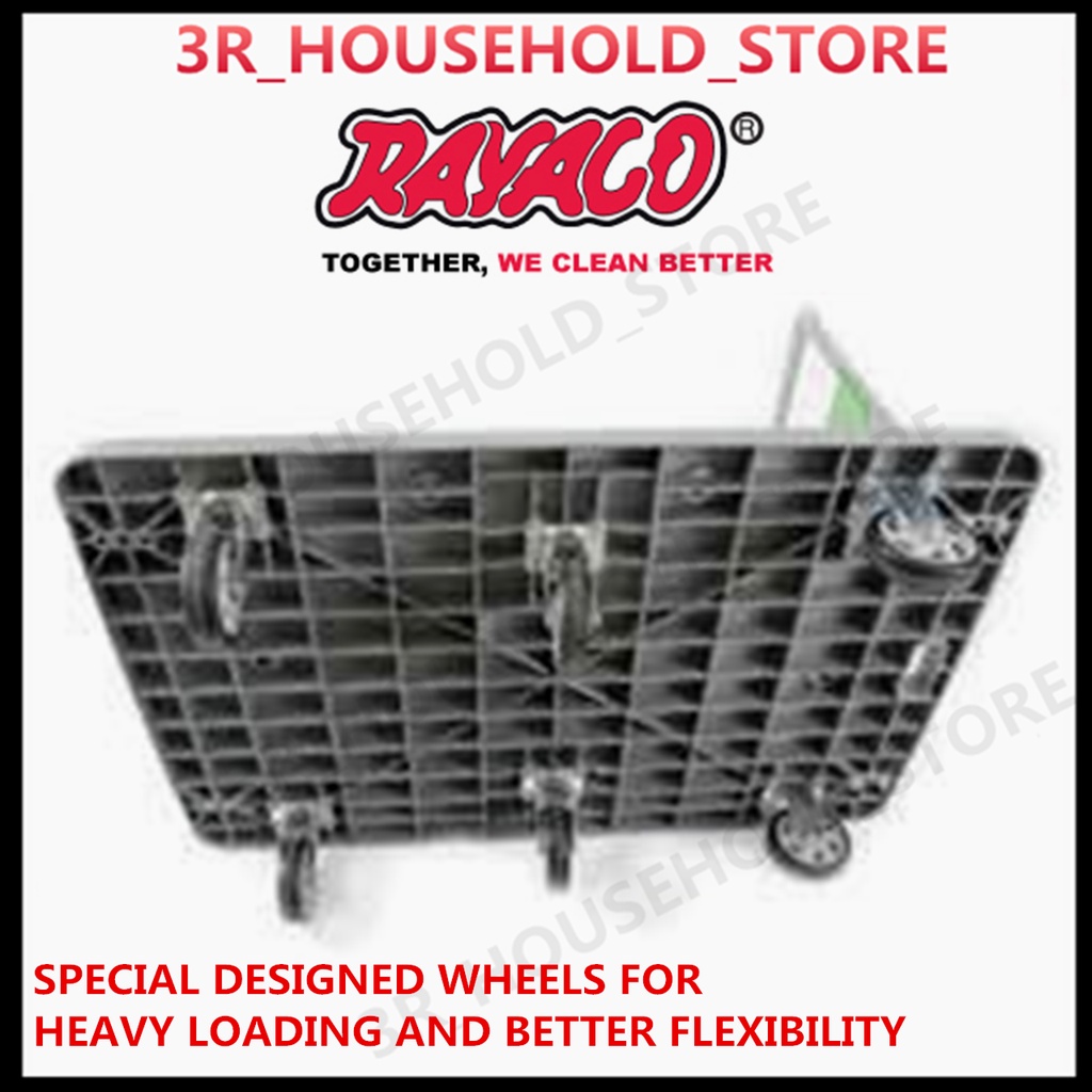 RAYACO 6 wheels 500kg Foldable Platform Trolley / Heavy Duty Hand Truck ...