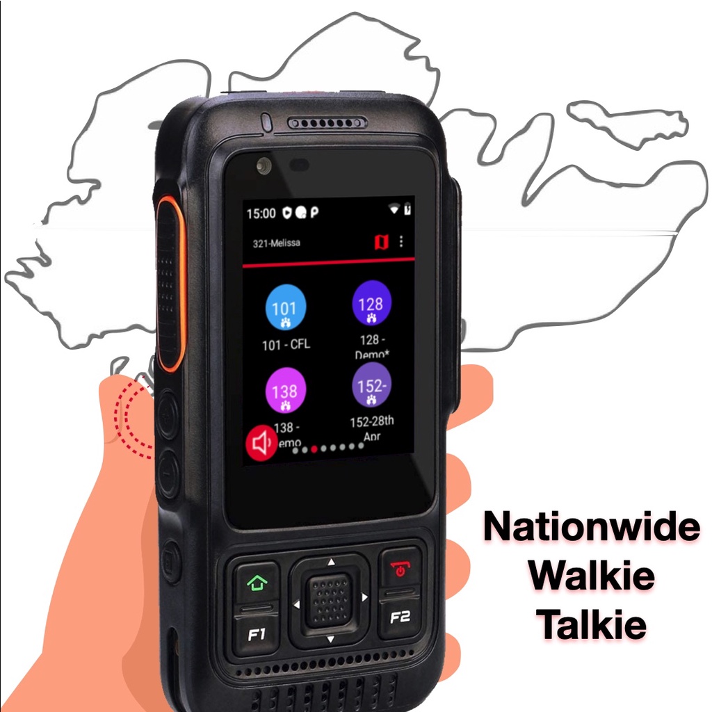 SW88 - Nationwide Walkie Talkie Phone with WiFi/4G/3G connection (Own ...