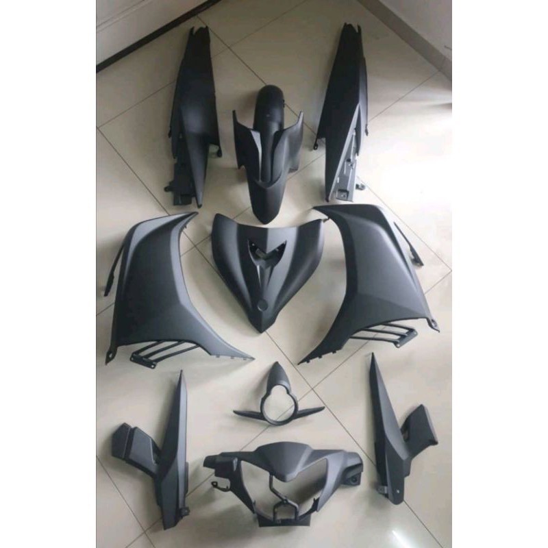 5 Speed Body Cover Set Body Kit (Matt Black) YAMAHA LC135 New V2 V3 V4 ...