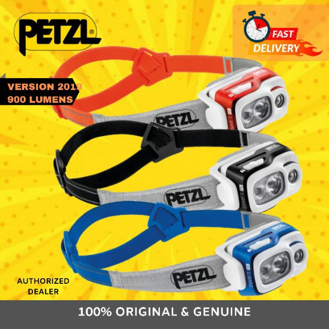 🔥100% ORIGINAL🔥 PETZL SWIFT RL 900 LUMENS RECHARGEABLE HEADLAMP ...