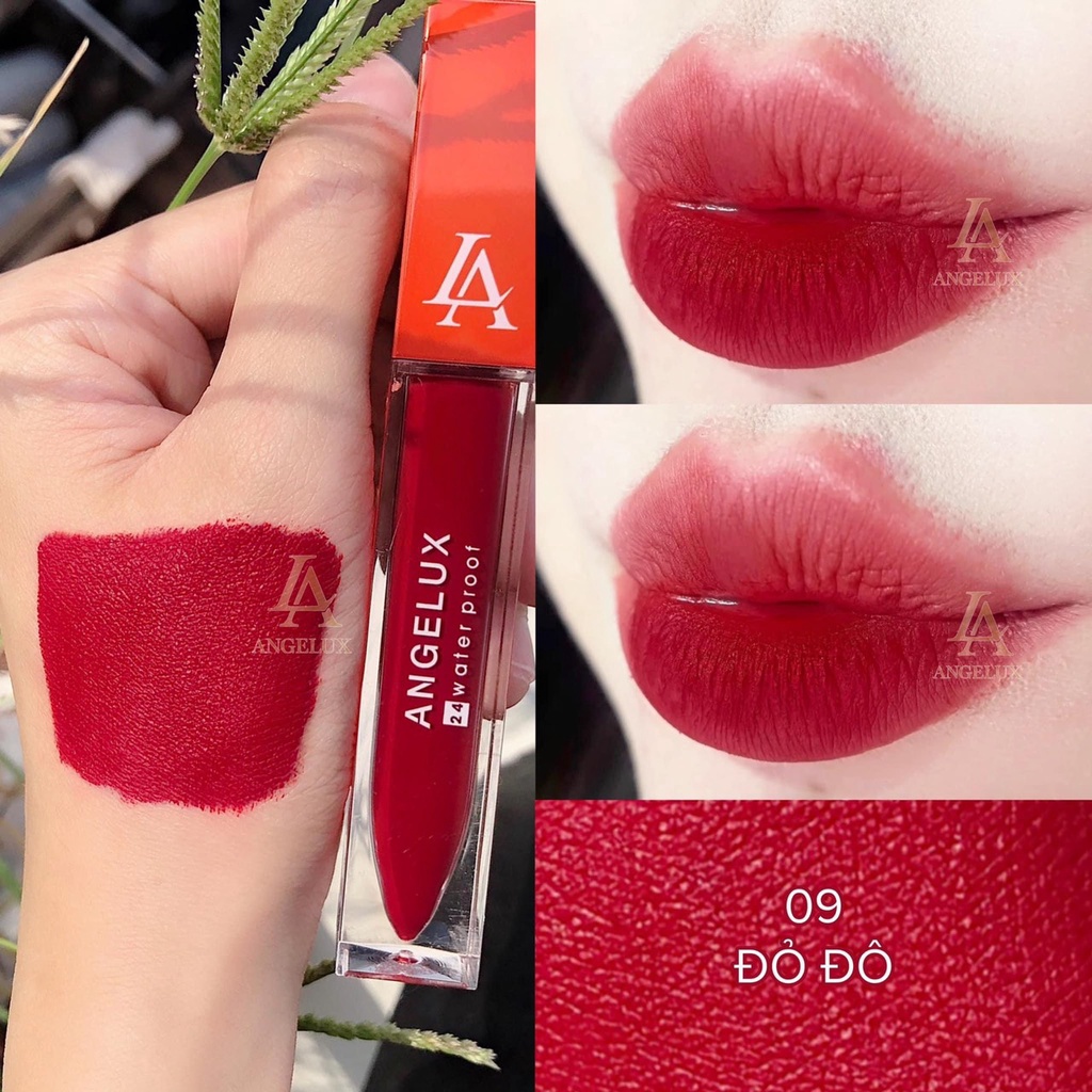 Angelux Super Matte Lipstick 2022 No. 1 New Waterproof, Anti-Slip ...