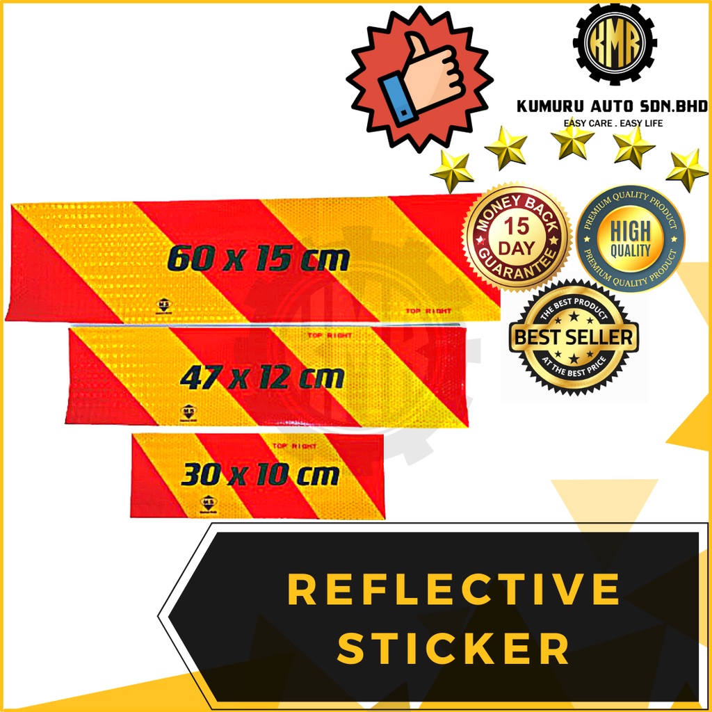 3M Lorry Reflective Sticker W/Sirim Approved | Shopee Malaysia