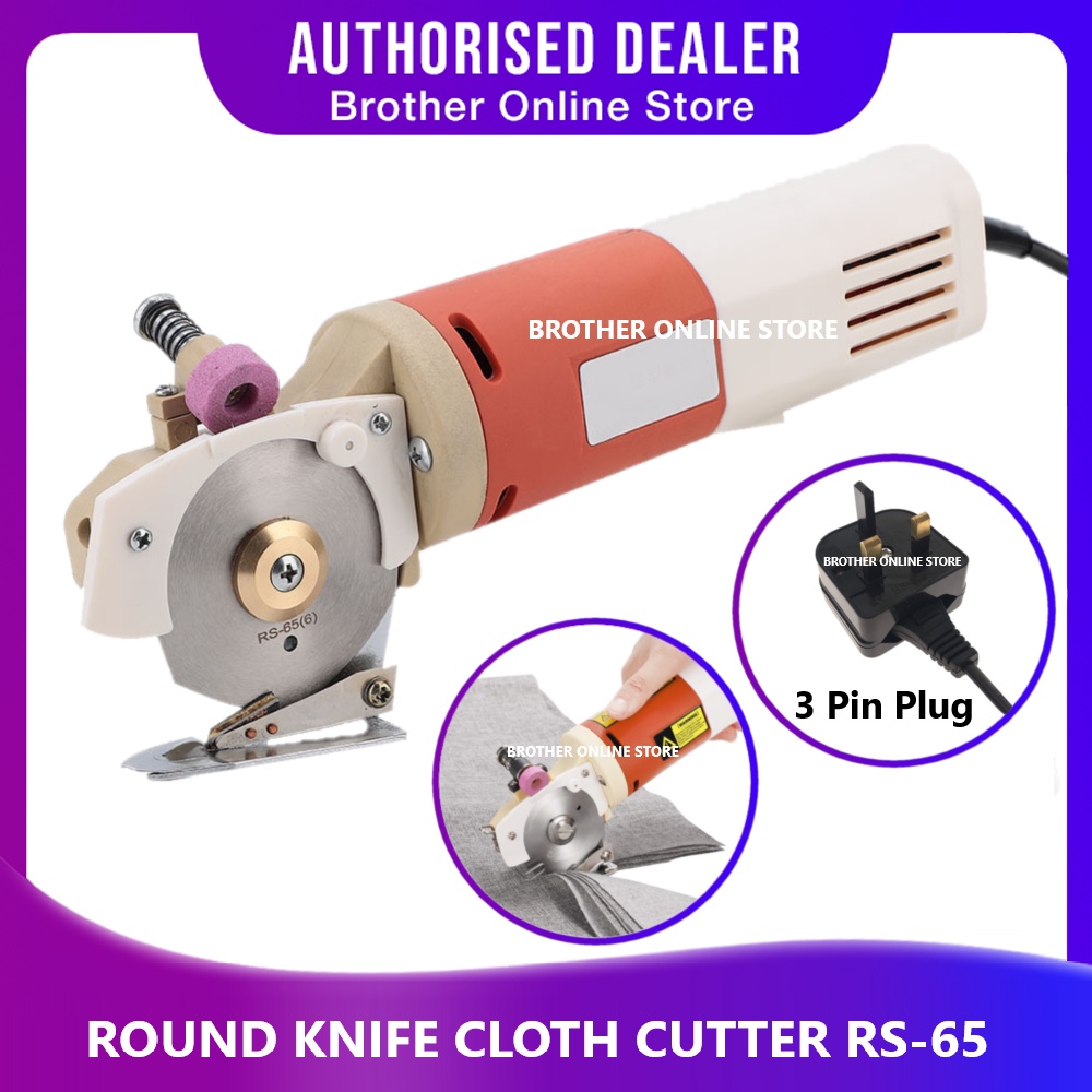 🔥Ready Stock🔥 Mesin Potong Kain / Round Knife Cloth Cutter Machine 65MM / Alat Jahitan | Shopee ...