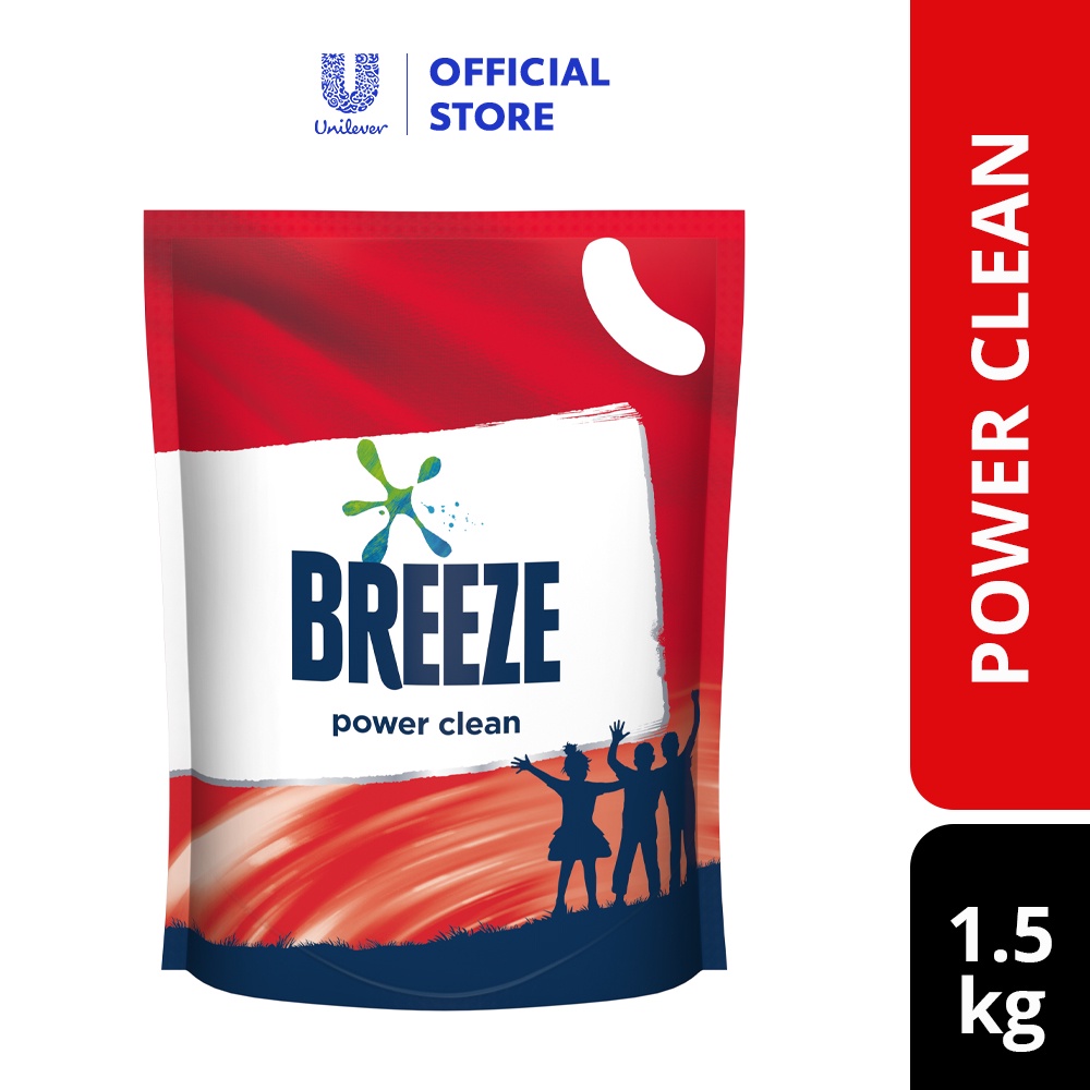 [Bundle of 3] Breeze Liquid Detergent Refill Power Clean 1.5kg | Shopee ...