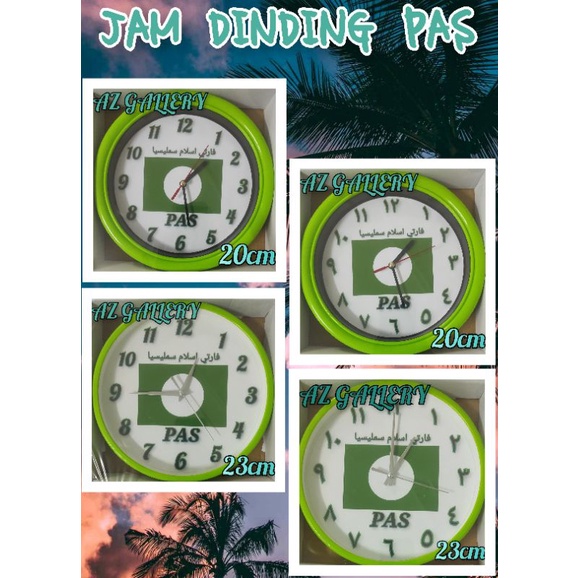 Jam dinding Pas 20cm | Shopee Malaysia