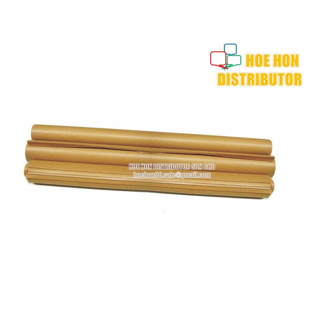 Multipurpose Brown Ribbed Kraft Paper 35 x 47 inch / 80cm x 120cm ...