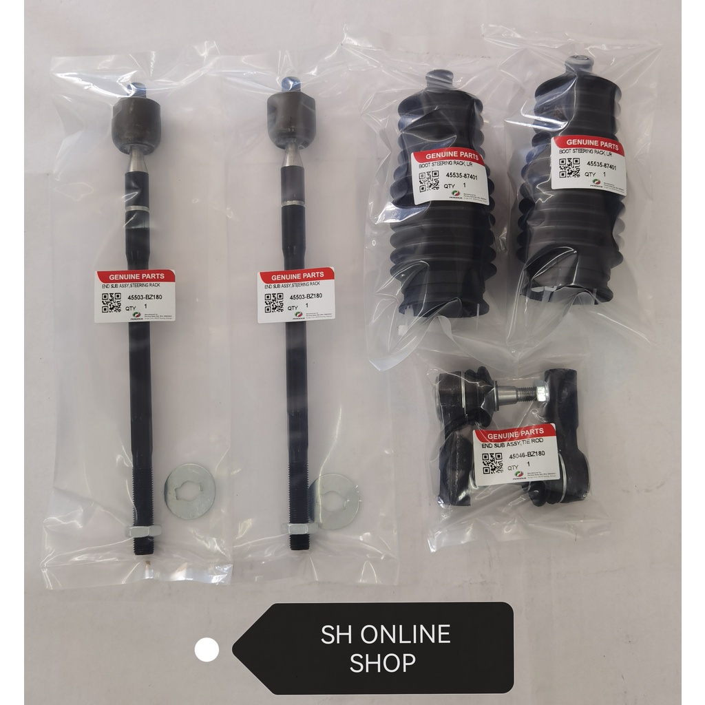 Tie Rod End+Rack End+Steering Boot Cover (OEM) for Perodua Axia (1 SET ...