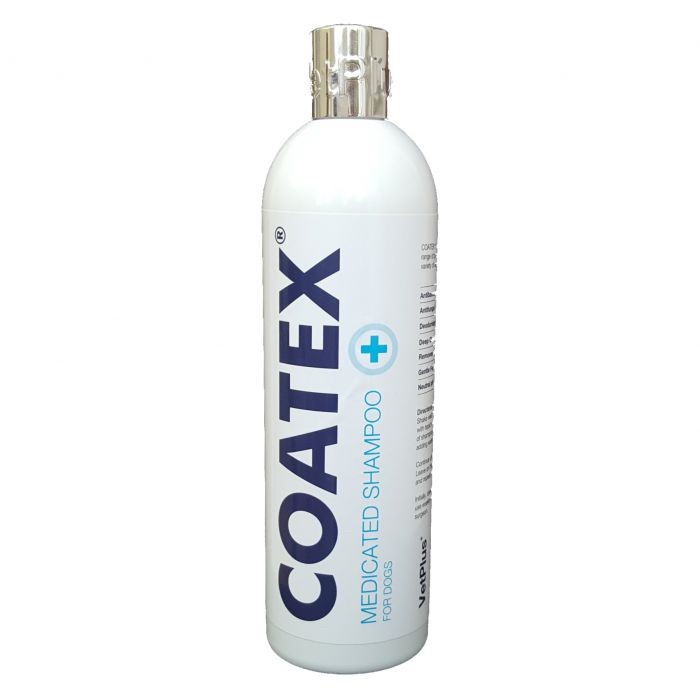 VetPlus Coatex Medicated Shampoo for Dogs & Cats 250ml 500ml anti ...