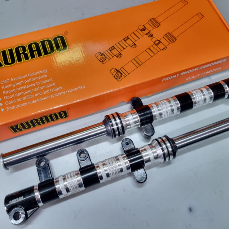 ORIGINAL KURADO FRONT CNC FORK LAY SET Y125ZR Y15ZR Y16ZR LC135 4S RS150 RS RXZ k7 SRL EGO Y16ZR ...