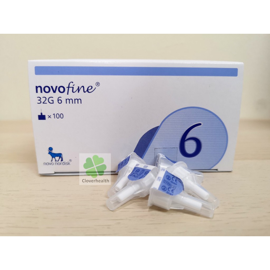 NovoFine Insulin Pen Needles 32g ( 0.25 x 6mm ) 20's / 100's | Shopee ...