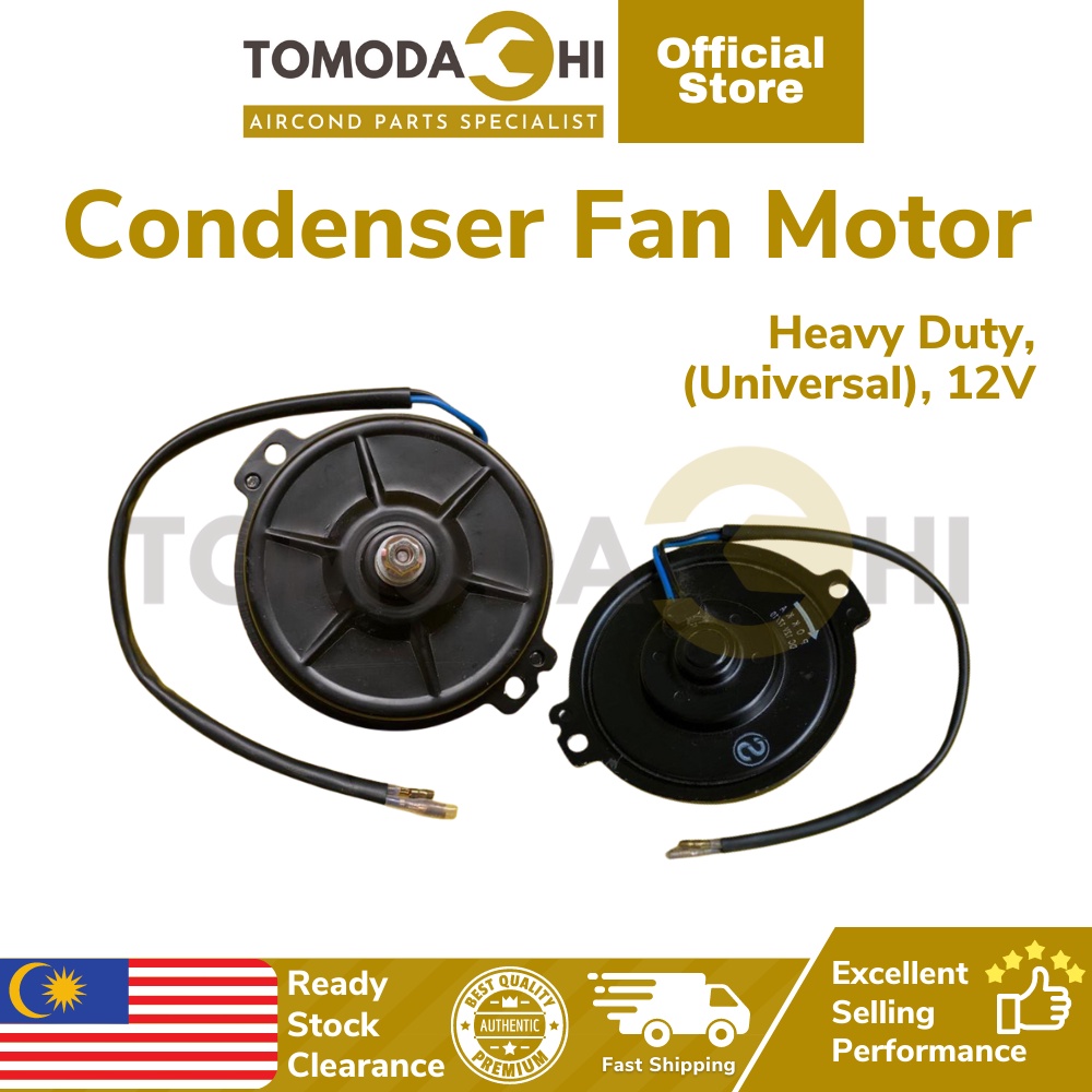 TOMODACHI Car AirCond Condenser Aircond Fan Motor Universal 12V Heavy ...