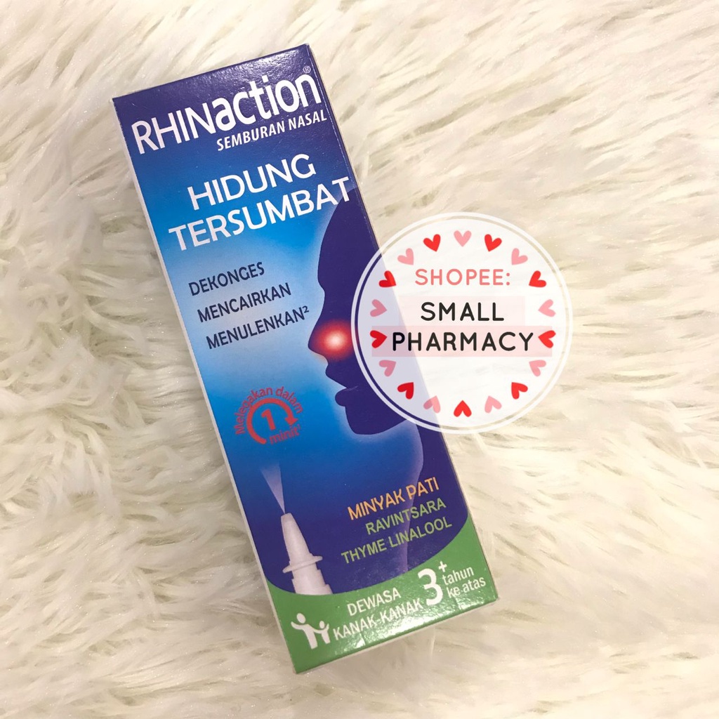 Rhinaction Nasal Spray - Safe for 3 years old & above 032057 | Shopee ...