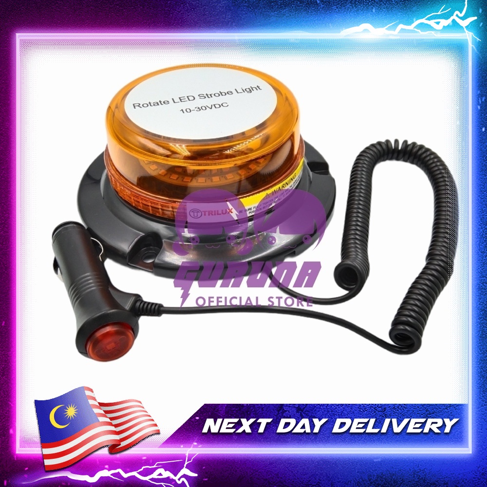 30 LED Mini Strobe Warning Lights with Magnetic Base - Rooftop ...