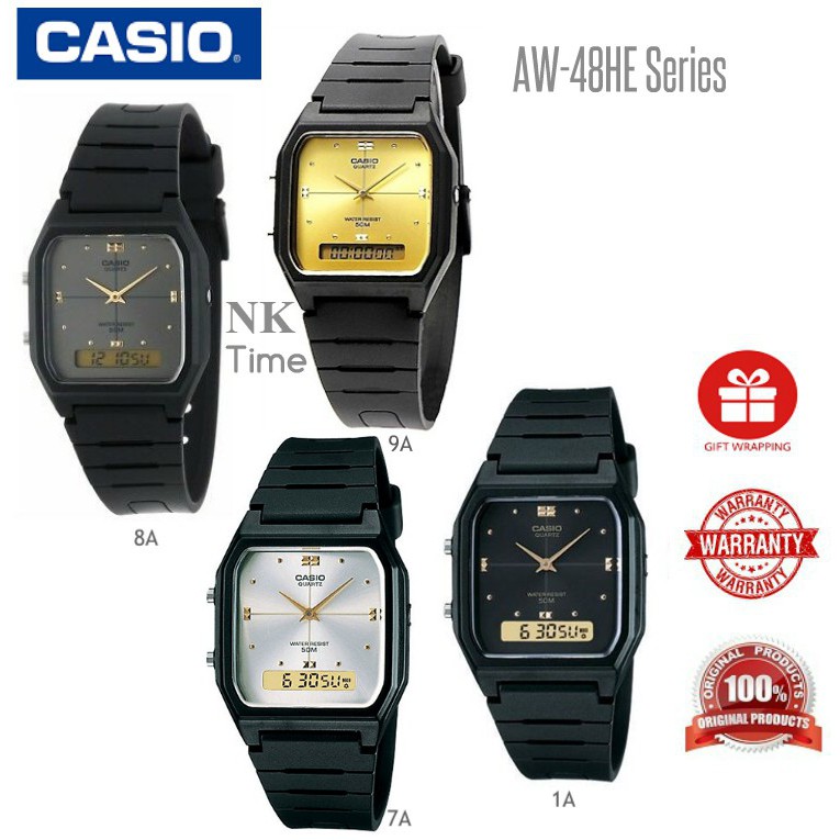 Casio AW-48HE Series Analog-Digital Watch | Shopee Malaysia