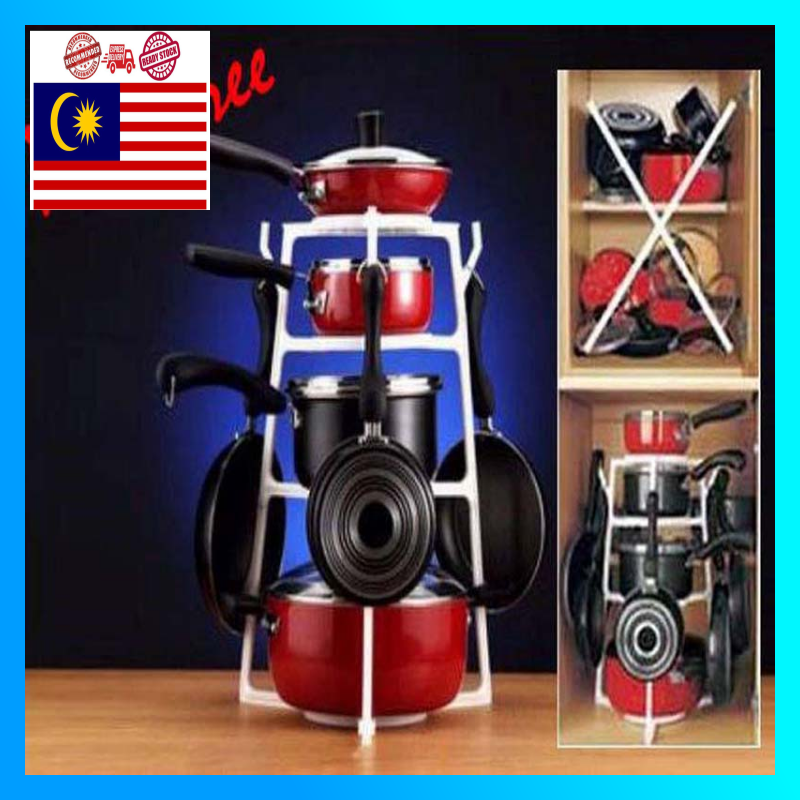 Pan Tree Organizer Kitchen - mohdzahir2489 | Shopee Malaysia