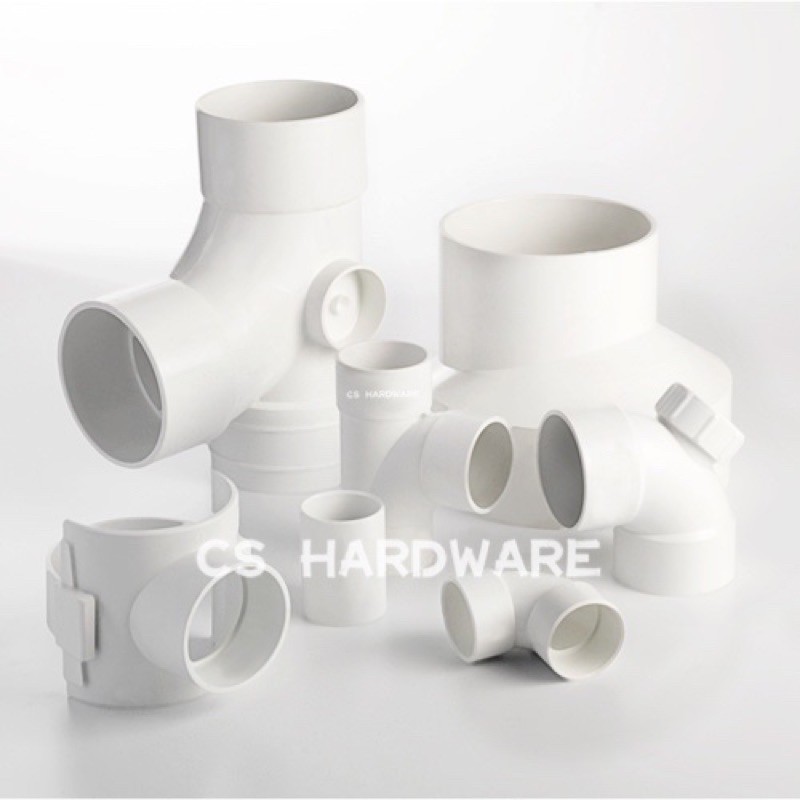 UPVC FITTING WHITE - UPVC ELBOW SOCKET TEE 11/4'' 11/2'' 2'' | Shopee ...