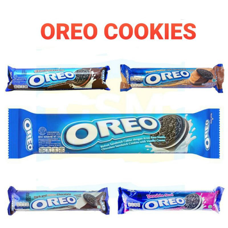 OREO COOKIES / ORIGINAL VANILLA CREAM / DARK & WHITE/CHOCOLATE CREME ...