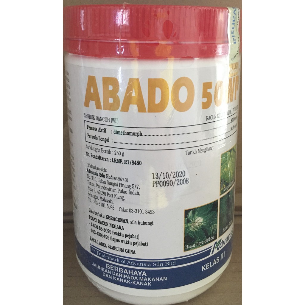 Original Advansia Abado 50WP 250g / Racun Kulat / Kanker Batang ...