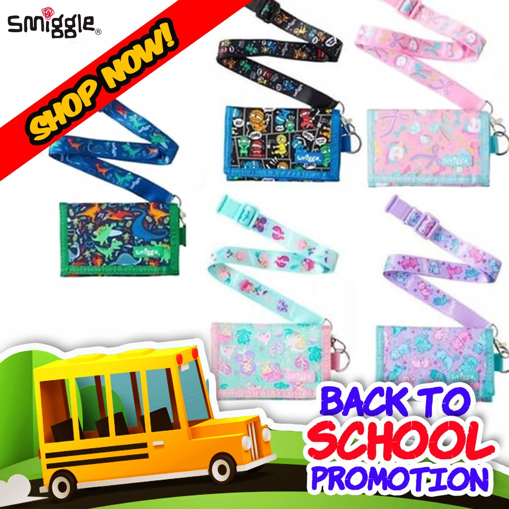 Original Smiggle Wallet with Lanyard | Shopee Malaysia
