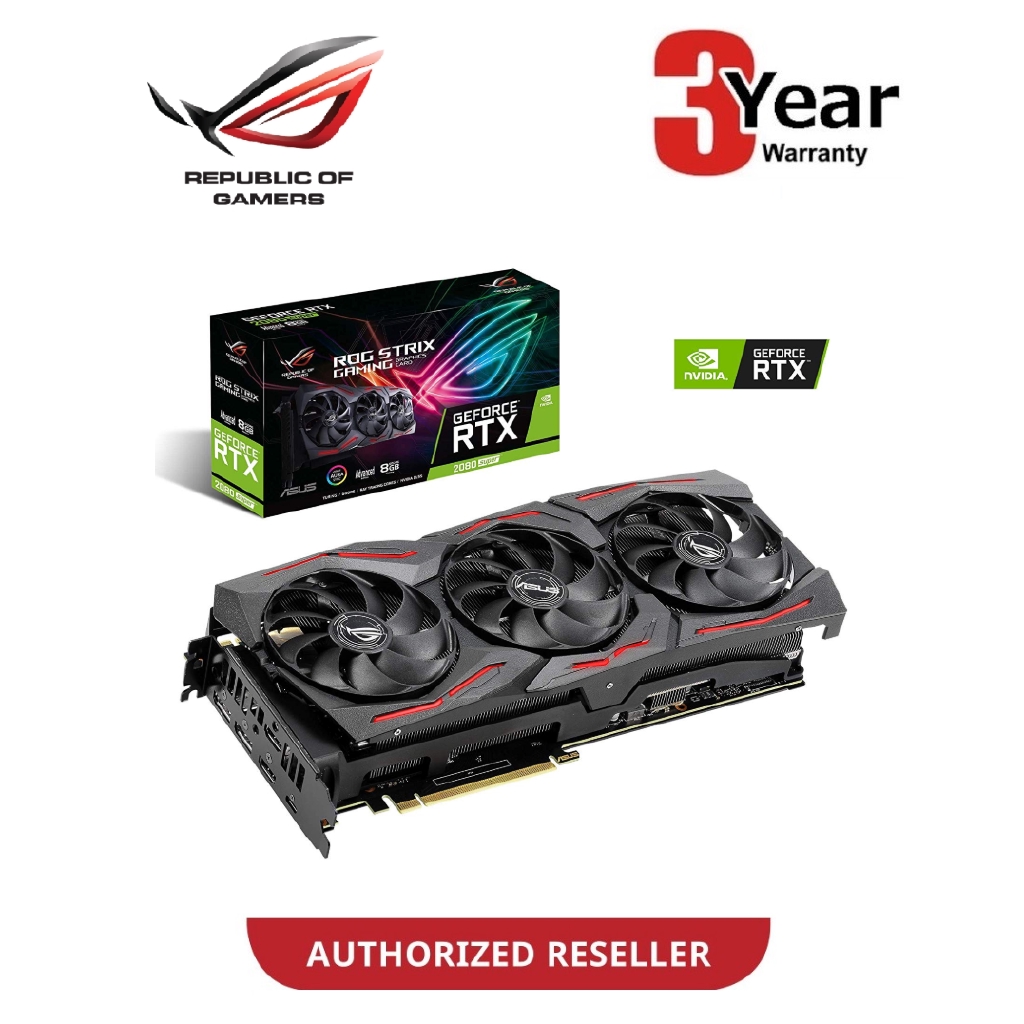 ASUS RTX 2080 SUPER 8GB ROG 8G ROG-STRIX-RTX2080S-A8G-GAMING RTX 2080 ...