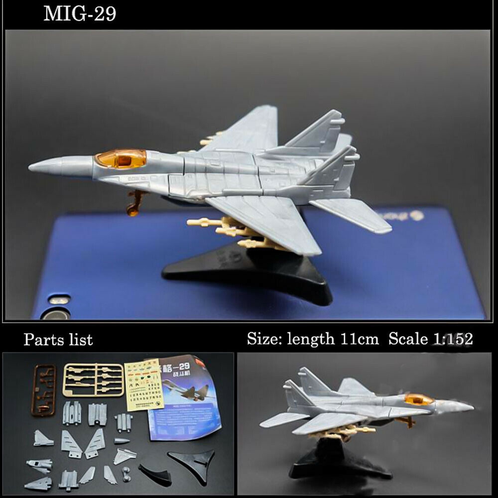 4D Assembled Fighter Model Collection Puzzle Figure Toy Mikoyan MiG-29 ...