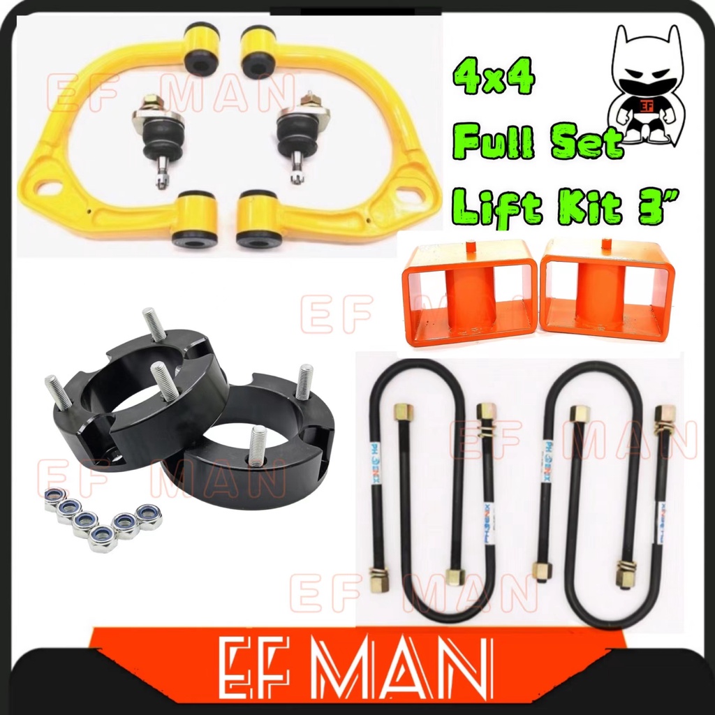 4X4 4X2 pick up Lift Up Kit 3 inch Full Set Adjustable Upper Arm Option ...