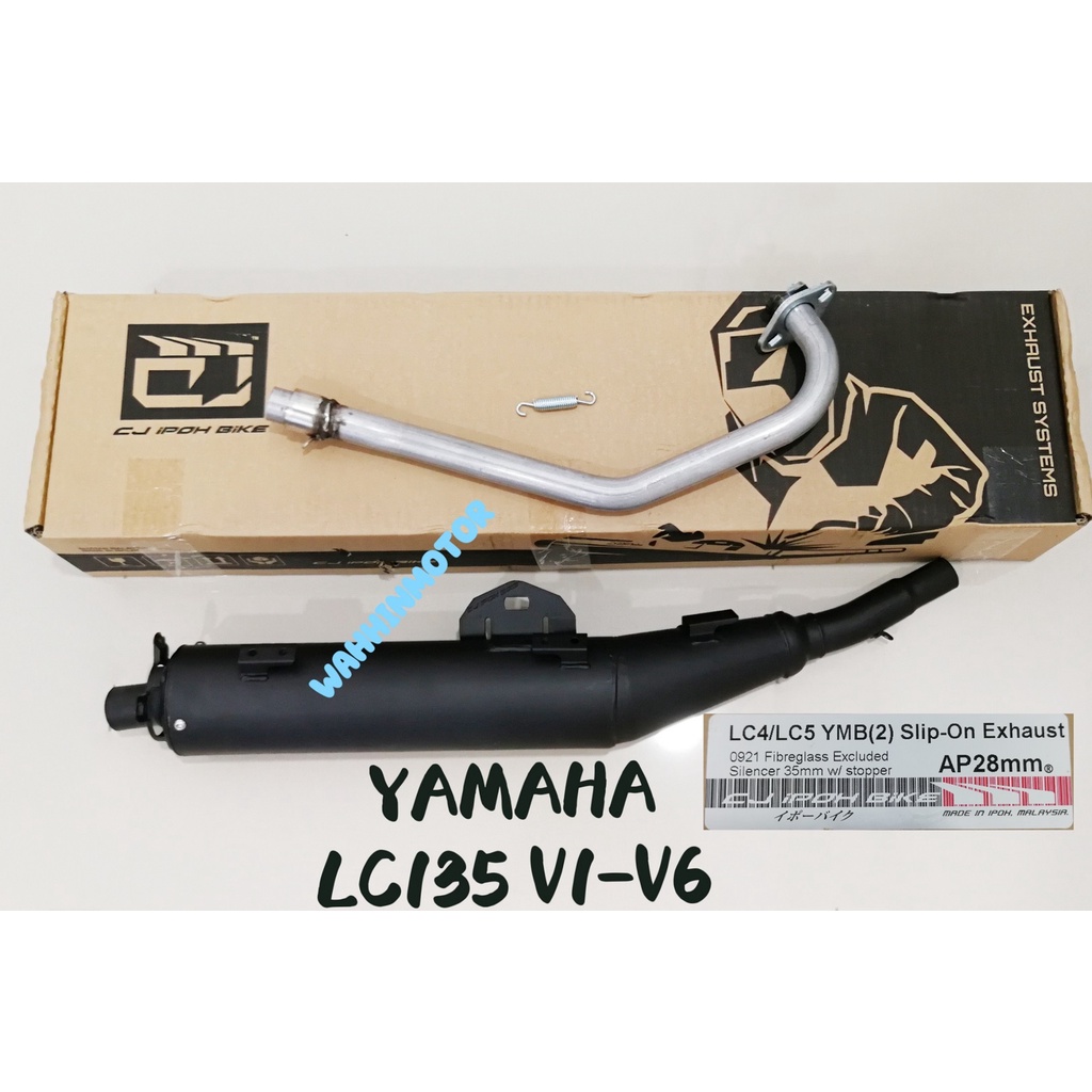 CJ IPOH EXHAUST YMB YFM MB FM LC135 V1 V2 V3 V4 V5 V6 V7 V8 28 32mm SLIP-ON 100% Original ...