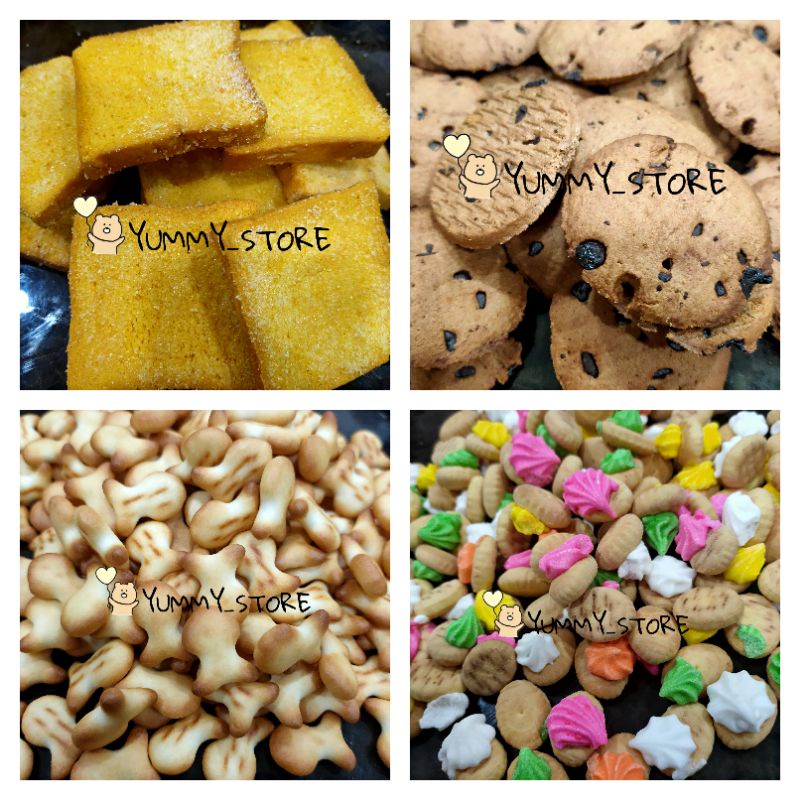300g Biskut Tin Biskut Timbang Roti Kok Chipsmore Iced Gem Biscuits ...