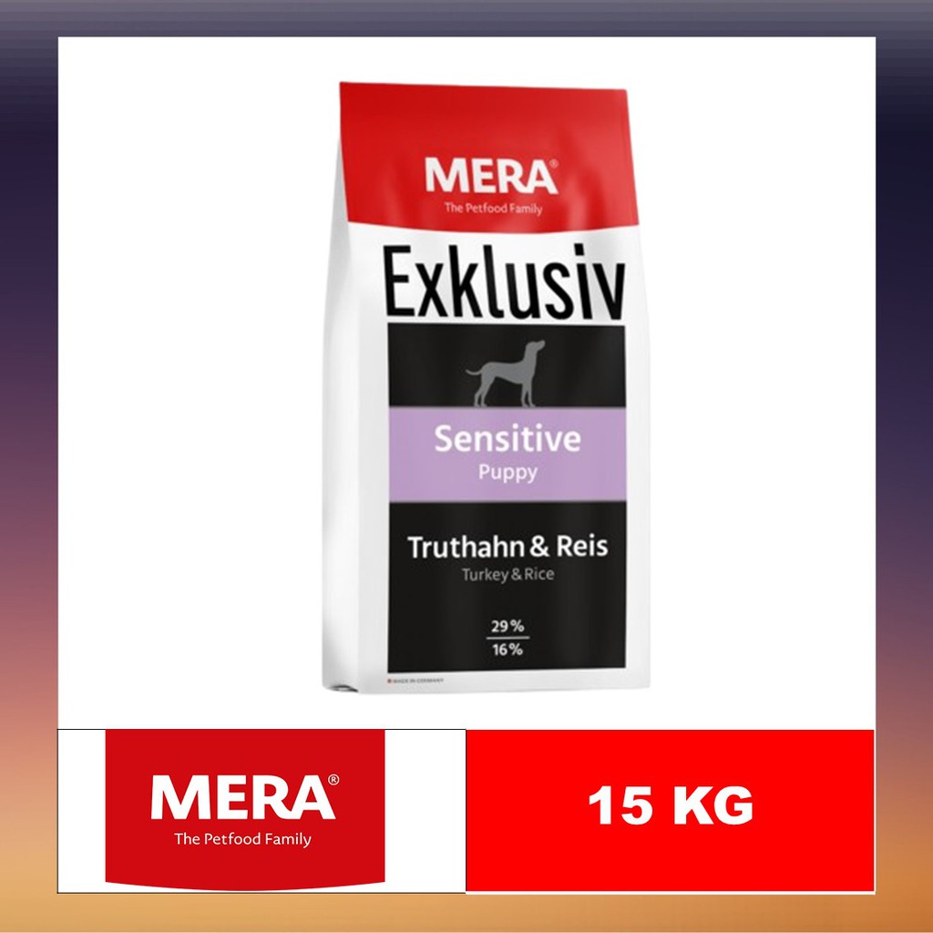 MERA EXKLUSIV WHEAT FREE PUPPY DOG DRY FOOD (BREEDER PACK) 15KG ...