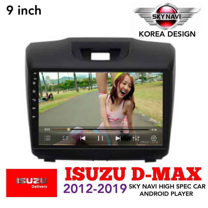 (ISUZU D MAX 2012-2019) SKY NAVI T3L HIGH SPEC CAR ANDROID PLAYER ...