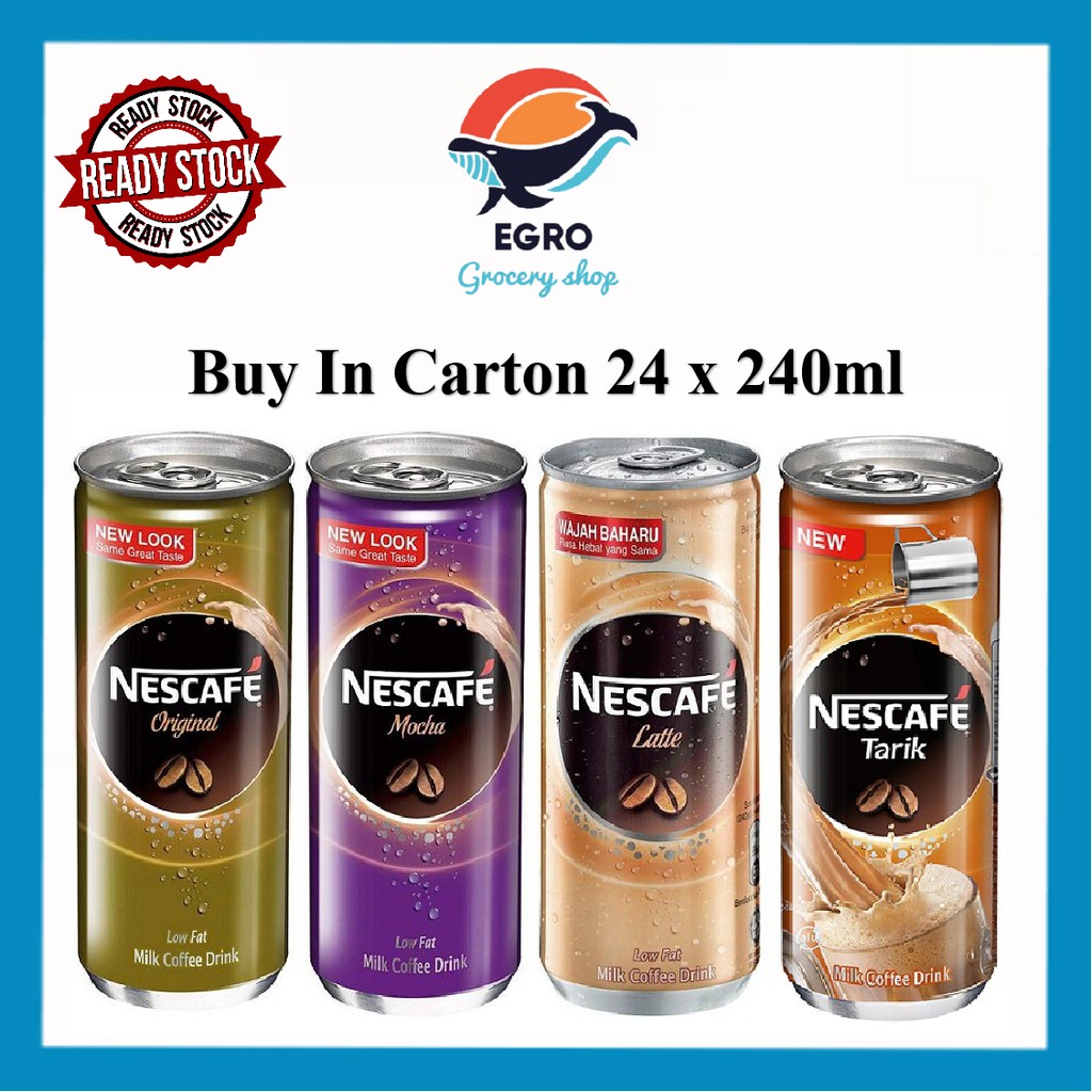 Nestle Nescafe [Original/Latte/Tarik/Mocha/Tarik Kaw] (Carton) (24 x ...