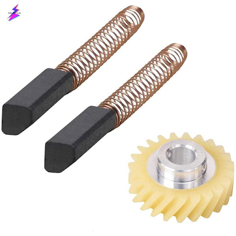 W10112253 9706416 Motor Brush W10380496 4162897 Mixer Worm Drive Gear ...