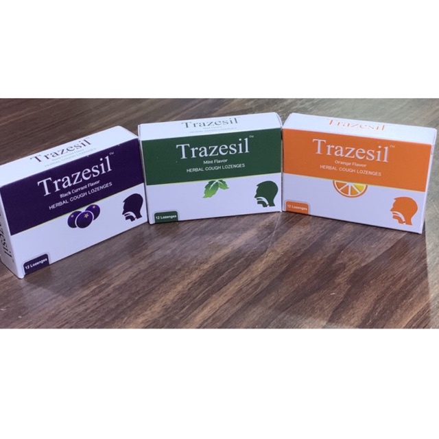 Trazesil Herbal Cough Lozenges 12' tab/box expire 07/2027 | Shopee Malaysia