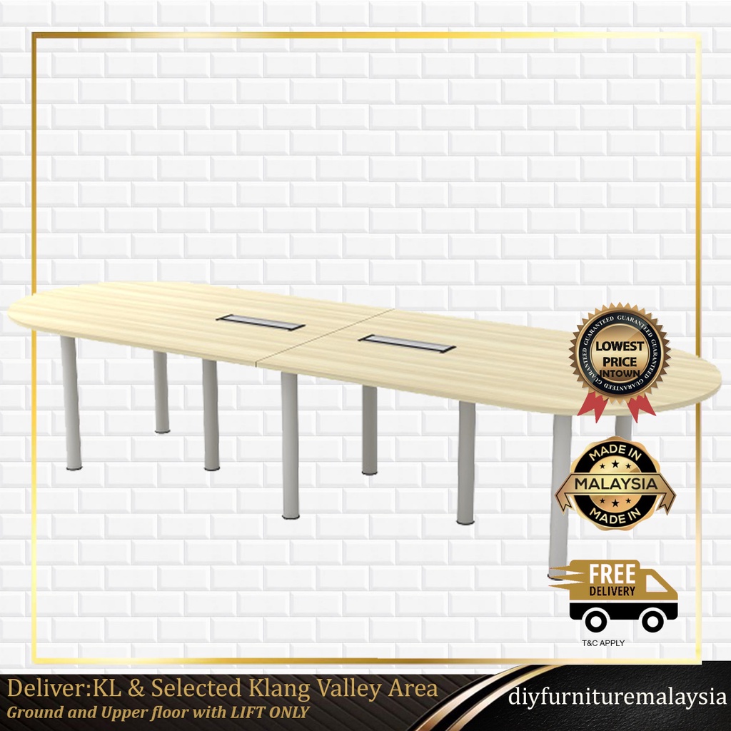 Oval Conference Table Flipper Box 12units | Meeting Table | Conference ...
