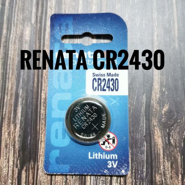 (IN STOCK) ORIGINAL CR2430 CR2450 RENATA BATTERY. MADE IN SWITZERLAND. | Shopee Malaysia