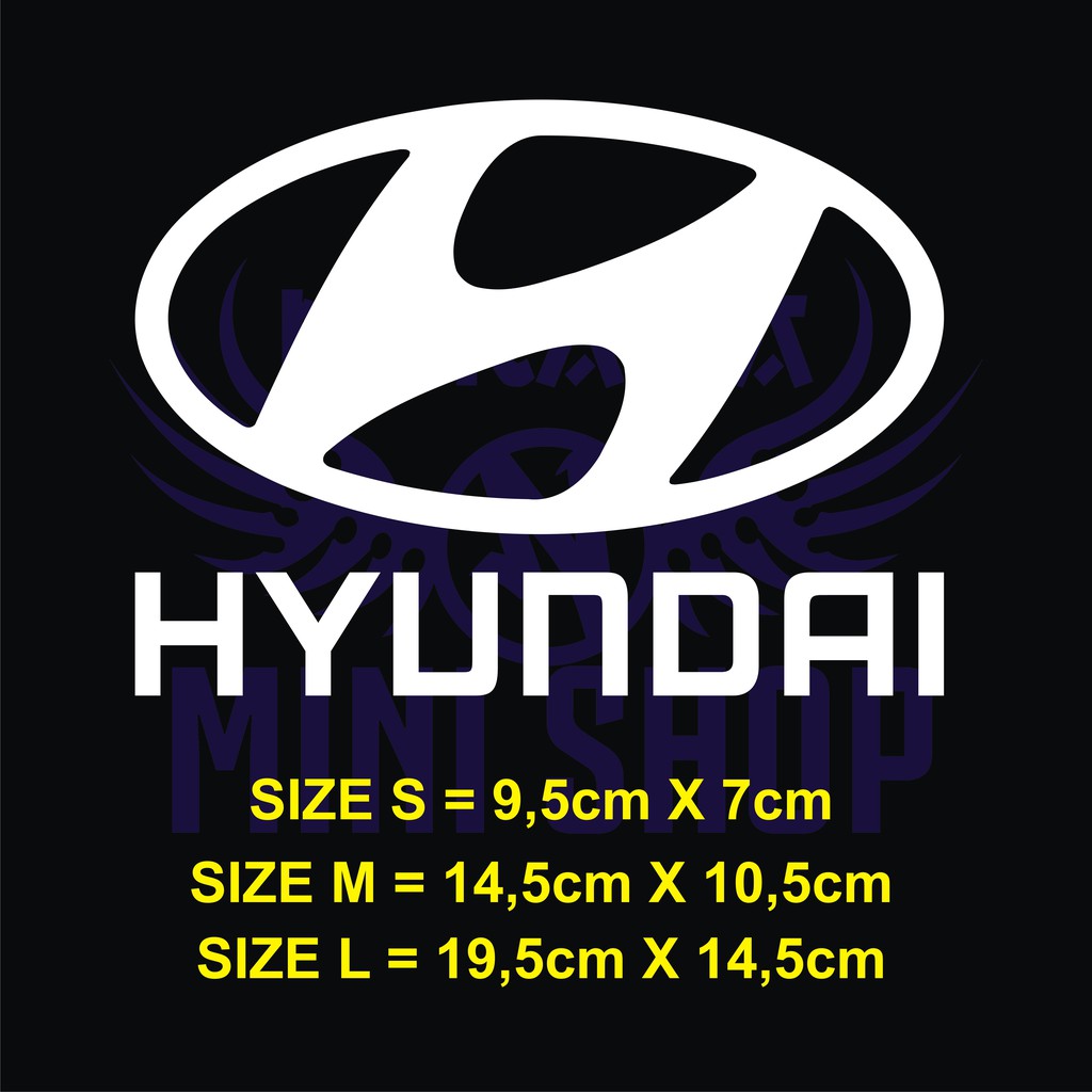 Hyundai emblem sticker Cutting | Shopee Malaysia