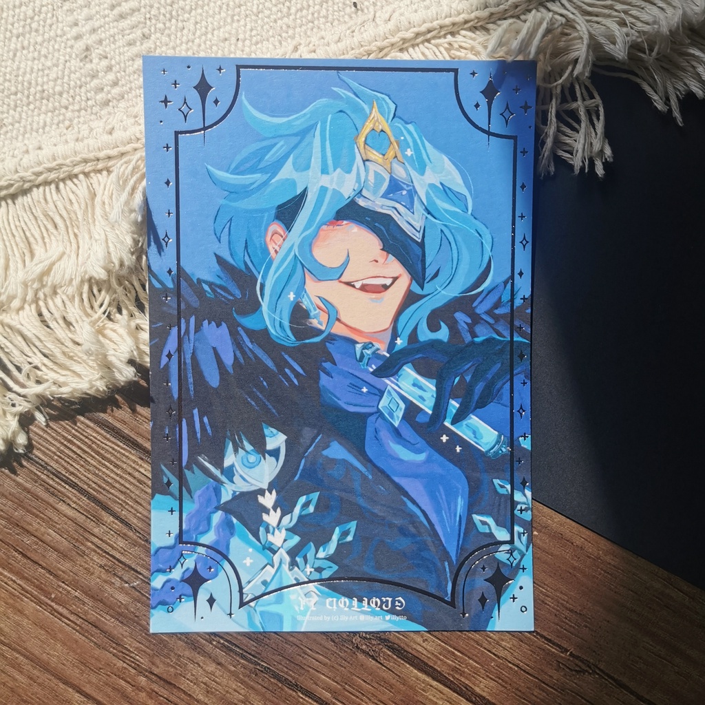 [by @illy.art] Fatui Harbinger Il Dottore A5 Art Print With Foil ...