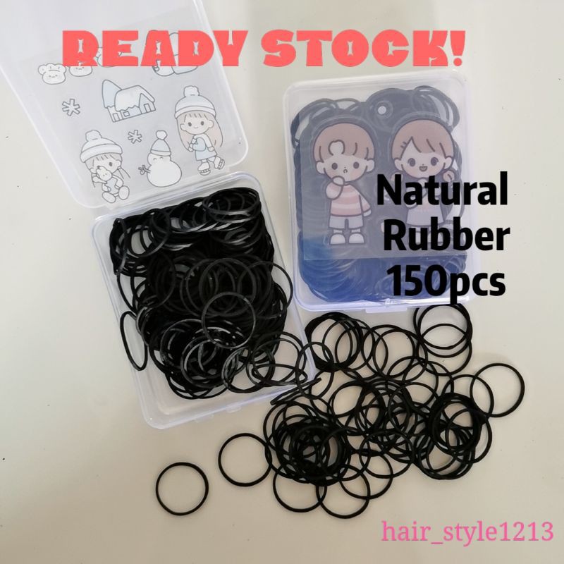 🇲🇾Ready Stock🇲🇾Getah ikat rambut Hair Rubber band black protect rambut ...