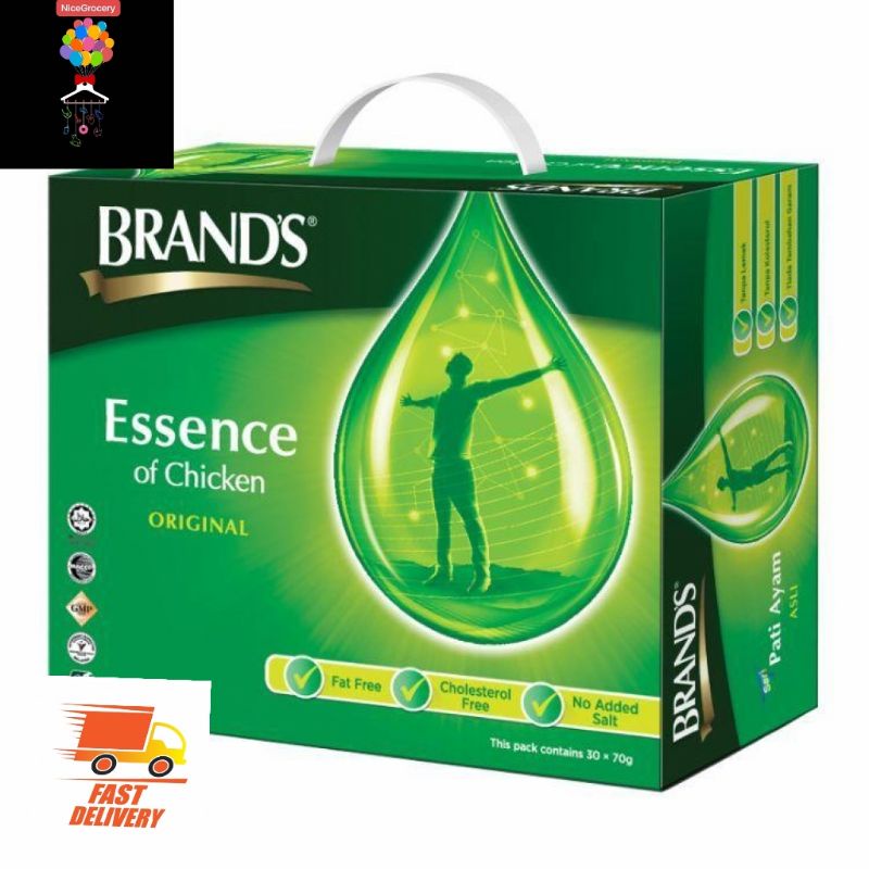 Brand's Essence of Chicken Original（This pack contains 30x70g) | Shopee ...