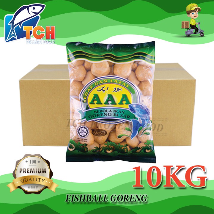 AAA FISHBALL GORENG, FRIED FISHBALL, TCH FROZEN FOOD, FRESH FROZEN ...