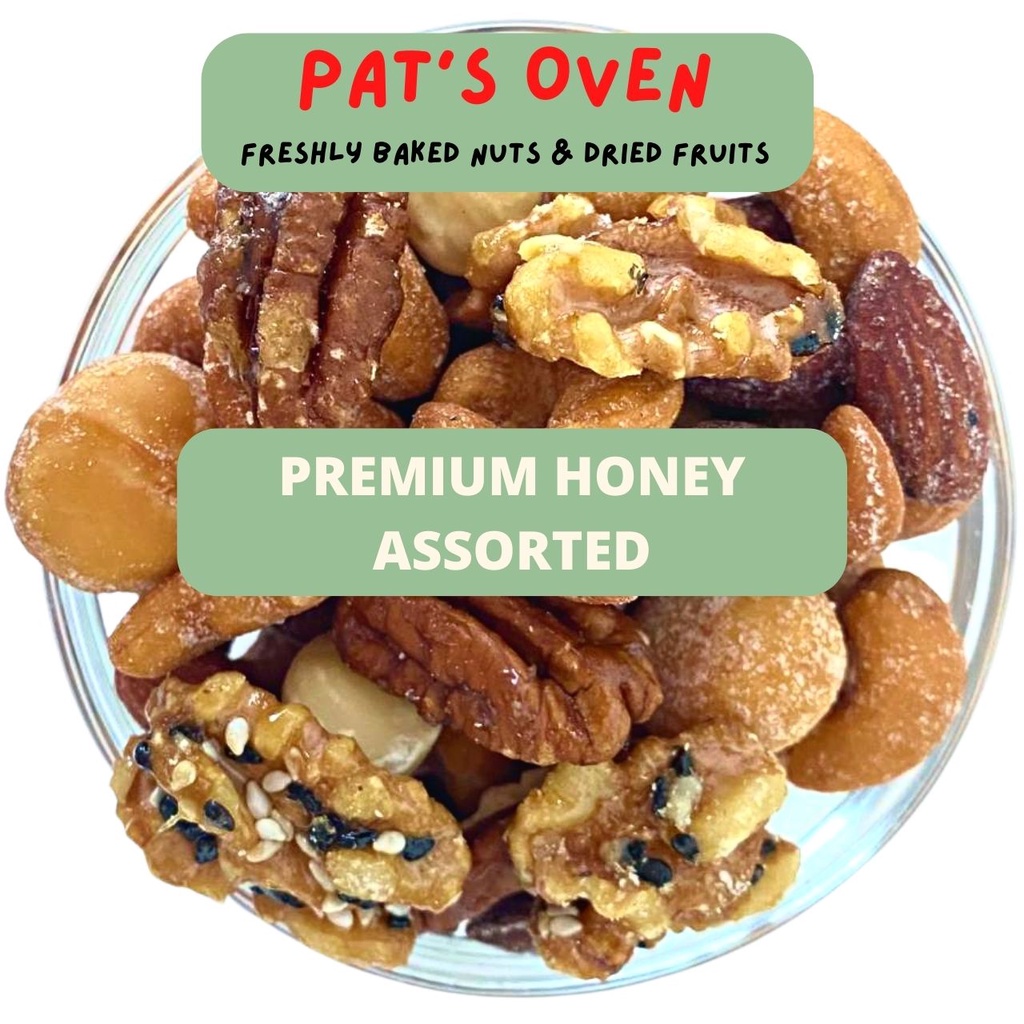 Premium Honeyed / Smoked Assorted Nuts Pats Oven Healthy Baked Nuts ...