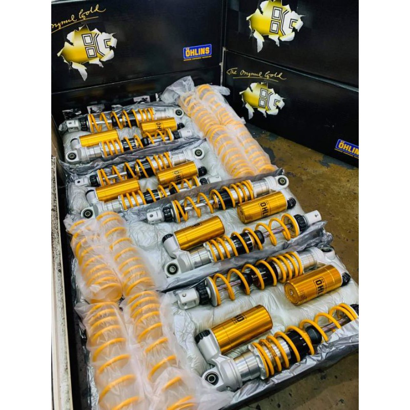 XMAX V1 V2 V3 OHLINS SHOCK ABSORBER ORIGINAL YA740 YA241 FOR YAMAHA ...