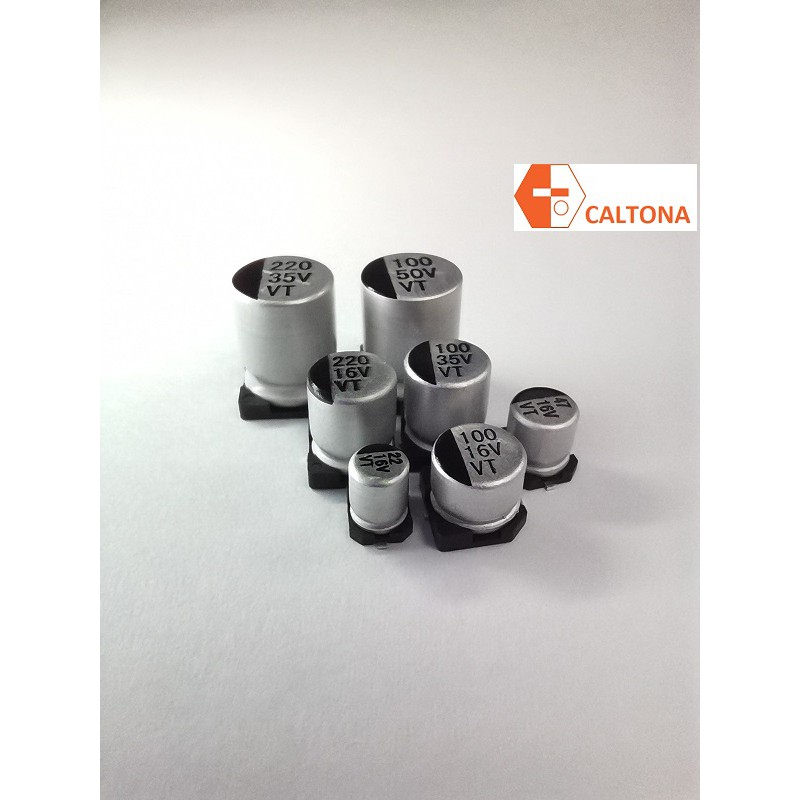 SMD Capacitor, 35V 10UF, 100uf, 35V 220uf, 35V 330uf Aluminium E-Cap ...