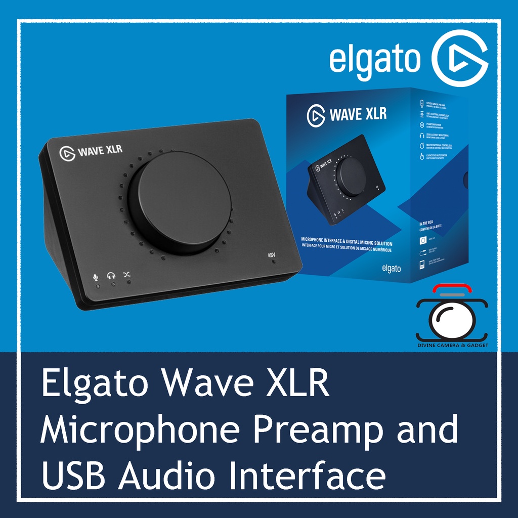 Elgato Wave XLR Microphone Preamp and USB Audio Interface | Shopee Malaysia