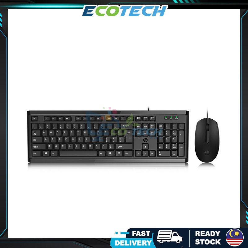 Ecotech Original HP Keyboard Mouse Combos KM10 104 Keys Office USB ...